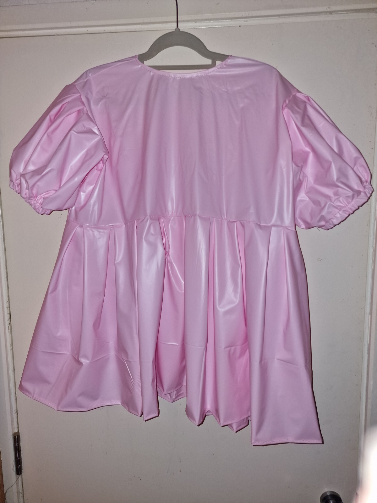 ANY SIZE pink soft pvc dress maid adultbaby abdl sissy baby girl | eBay UK
