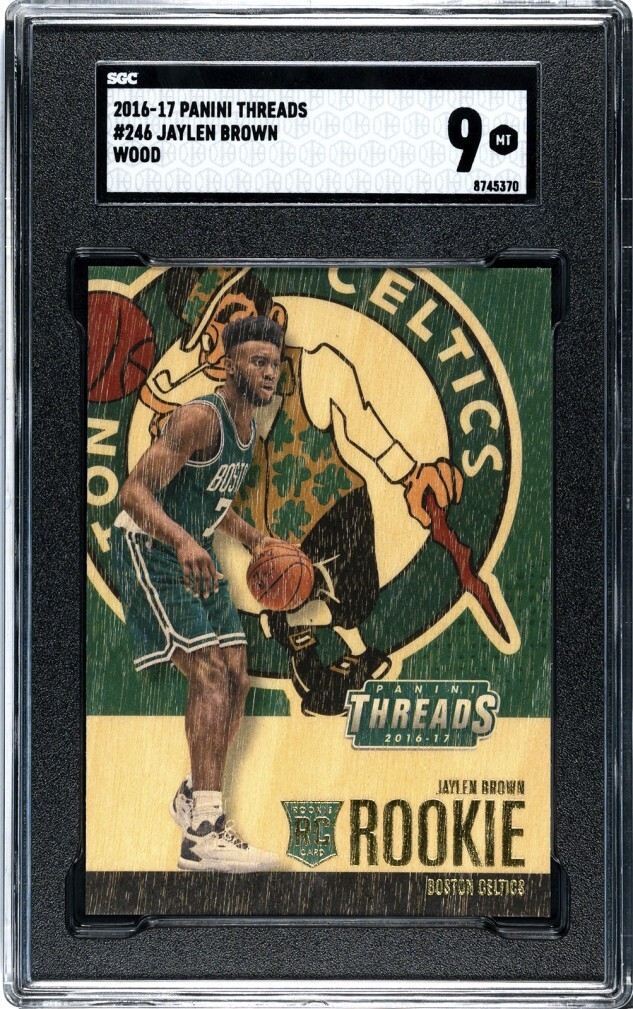 2016-17 Panini Threads - Wood Rookies #246 Jaylen Brown (RC) for sale ...