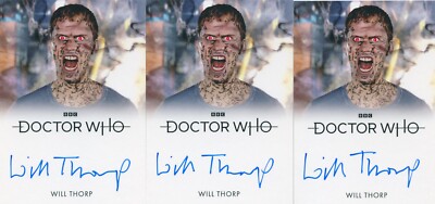 LE New 2023 Doctor Who Autograph card of Will Thorp as Toby Zed Full ...