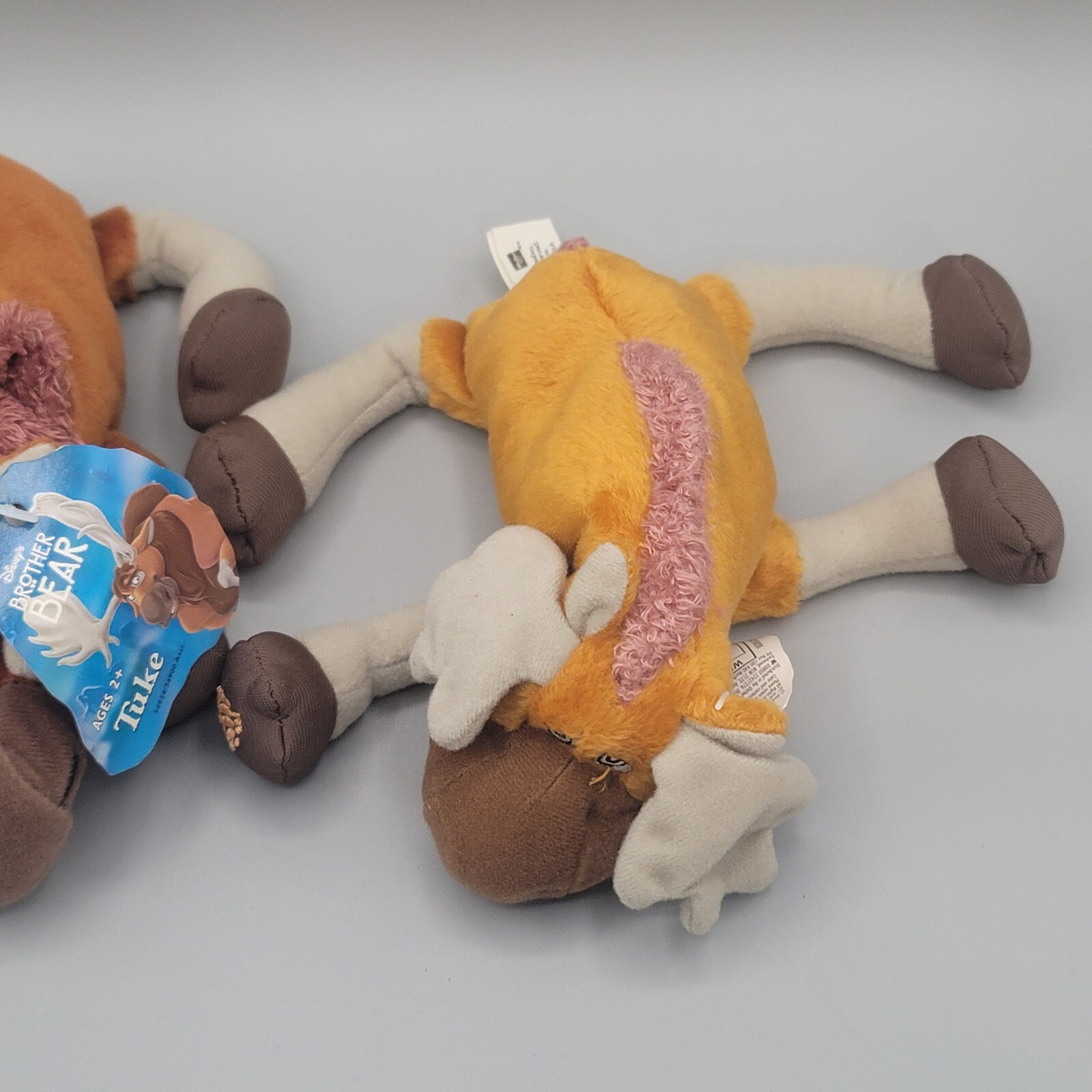 Disney Hasbro Brother Bear Rutt And Tuke Moose Plush Stuffed Animals 7 ...