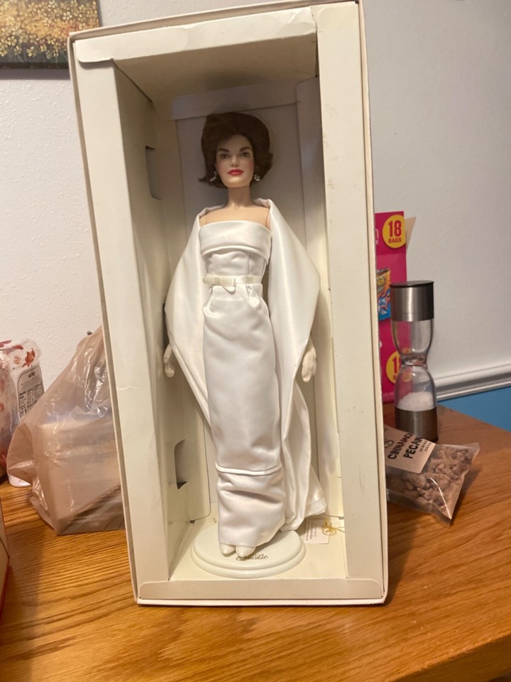 jackie kennedy porcelain doll in perfect condition and box intact ...