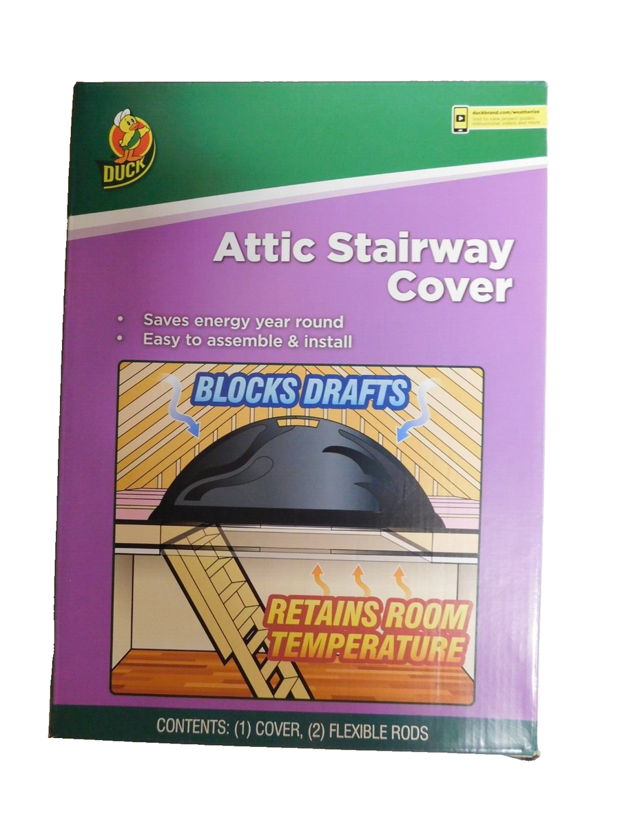 Duck Brand Attic Stairway Cover Attic Seal™ Attic Door Insulation