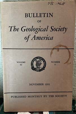 GSA / Bulletin of The Geological Society of America Volume 62 Number 11 ...