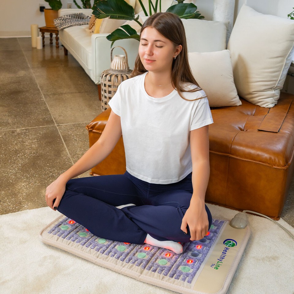 HealthyLine TAJ Mat Amethyst Tourmaline Jade Heating Pad PEMF Photon | eBay