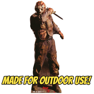 JASON VOORHEES "Friday the 13th" Plastic OUTDOOR YARD DECOR Standee ...