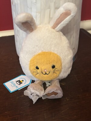 Jellycat Plush Easter Bunny Egg A6BEBN New w Tags 5" | eBay
