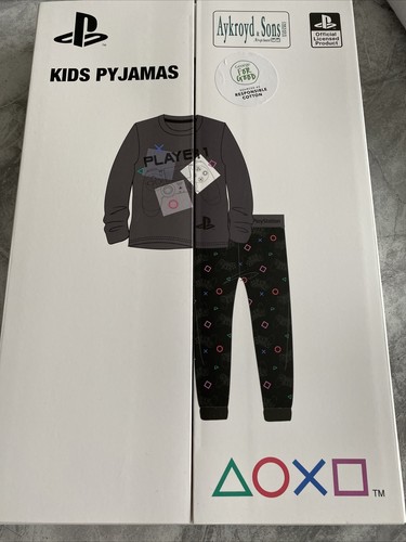 OFFICIAL PLAYSTATION PJS 8-9 Gift Boxed Boys Girls Pyjamas New Gift ...
