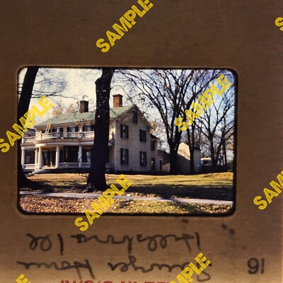 Vintage 35mm Slide - ILLINOIS 1950s Hillsboro IL - Red Border | eBay