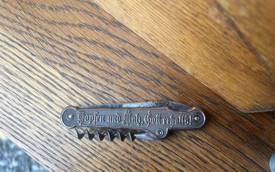 Antique German Pre Prohibition Bartenders Knife Corkscrew Tool | eBay