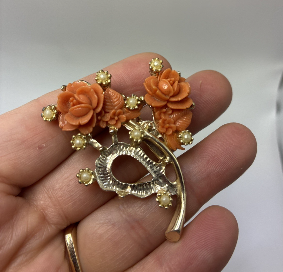 Vintage Brooch Lot Repair Wearable Rhinestones Clips Flower Butterfly ...