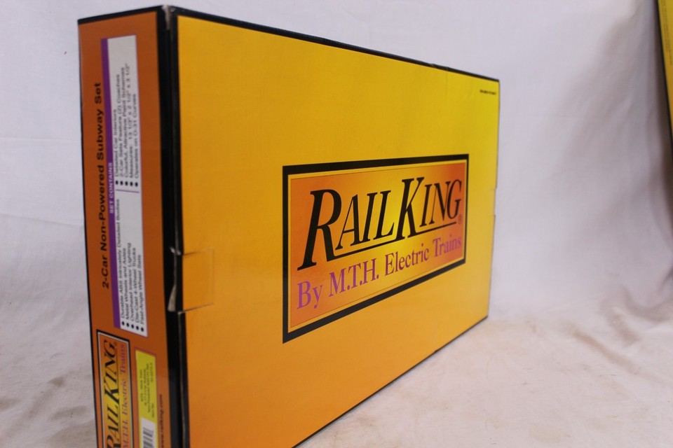 MTH RailKing 30-2273-3 MTA R-17 2-Car Subway Add-On Non Powered Set ...