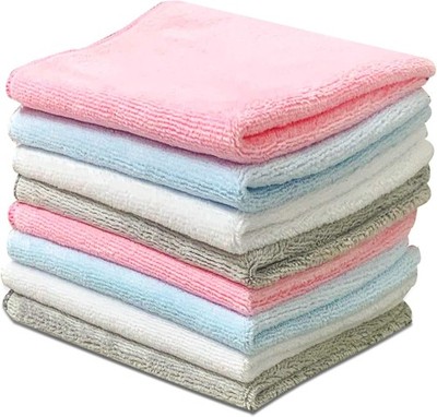 Super Soft Face Cloths Washcloth Microfibre Make Up Remover Face Towels ...