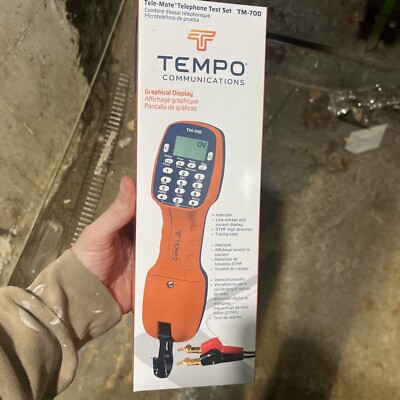 Tempo Communications Tele-Mate Telephone Test Set TM-700 | eBay