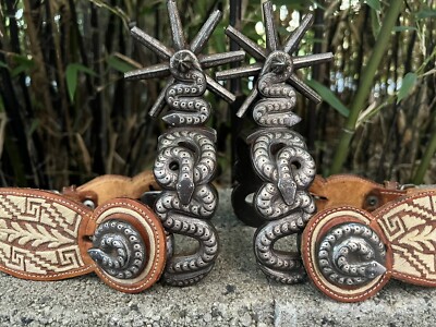 Antique Mexican Snake Spurs | eBay