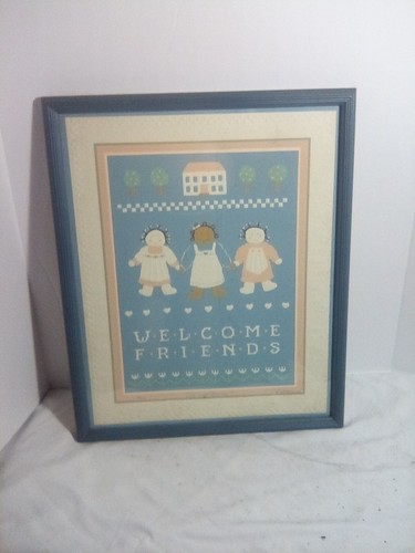 welcome friends print by Elizabeth Brownd | eBay