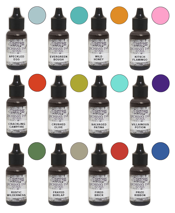 Ranger Tim Holtz Distress Archival Ink Pad Reinkers- You Choose | eBay