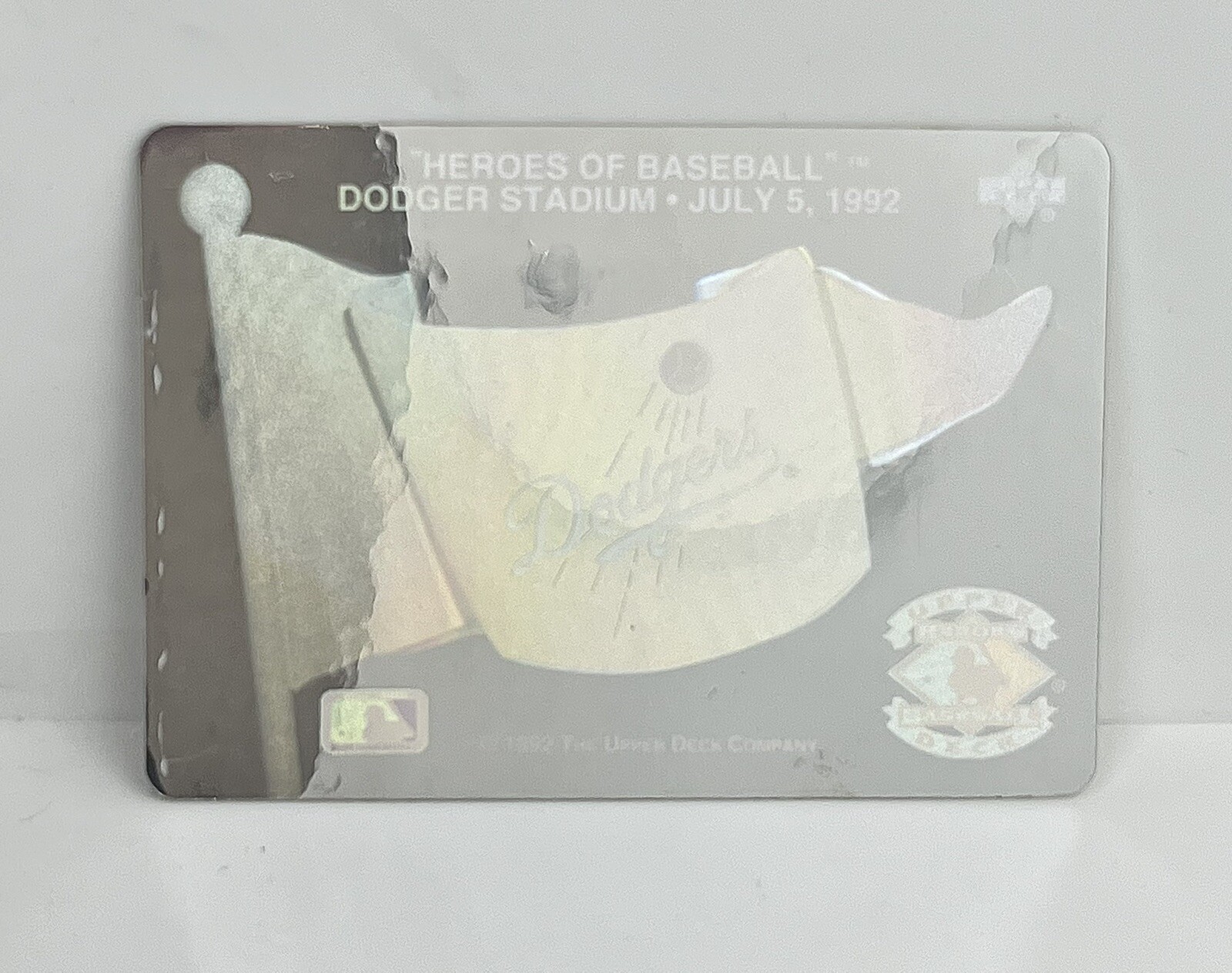 1992 Upper Deck Heroes of Baseball Hologram Stickers | eBay