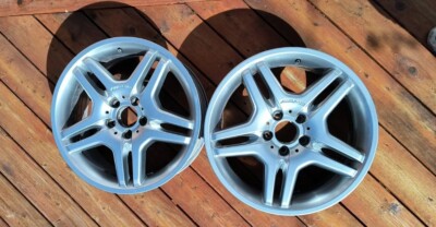 Mercedes S55 CL55 AMG W220 W215 Wheels 03-06 OEM CRACKED 2204013402 8 ...