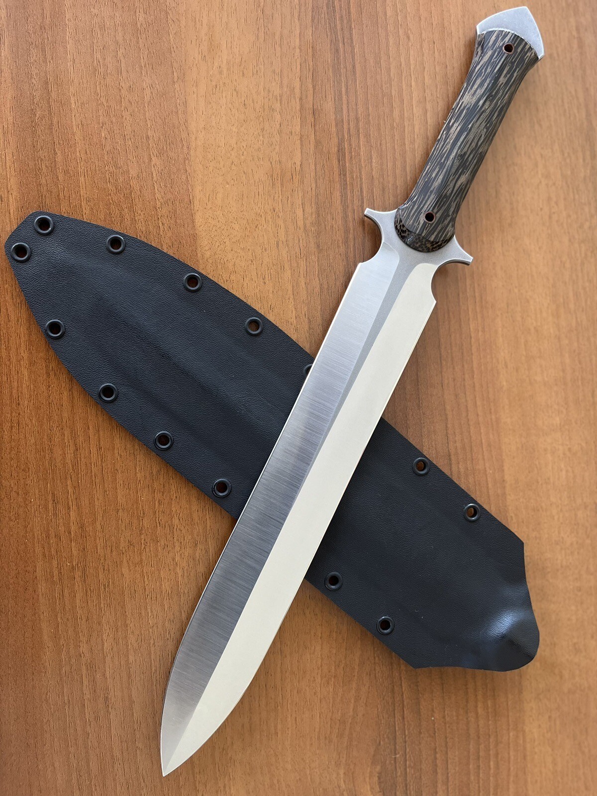 RS Knifeworks RSK Gladius Custom Short Sword EDC Rare AEB-L Black Palm ...