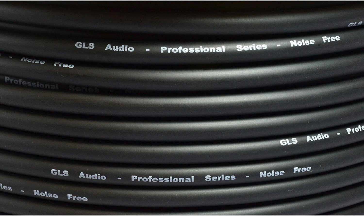 GLS Audio Professional Grade Bulk Balanced XLR Microphone Cable, Black ...