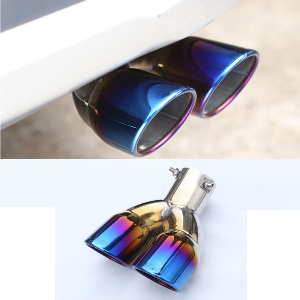 For Mitsubishi Eclipse Cross 2018-2020 Blue Stainless Steel Exhaust ...