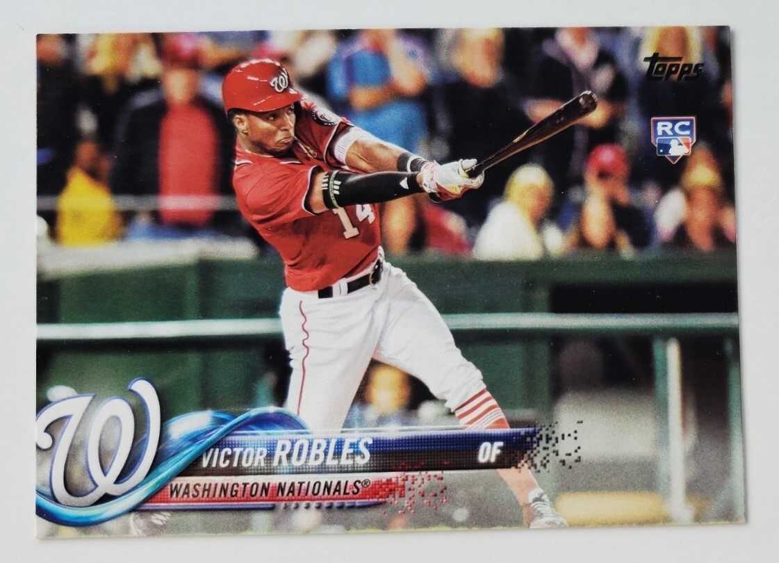 2018 Topps Series 1 Victor Robles Washington Nationals #166 RC | eBay