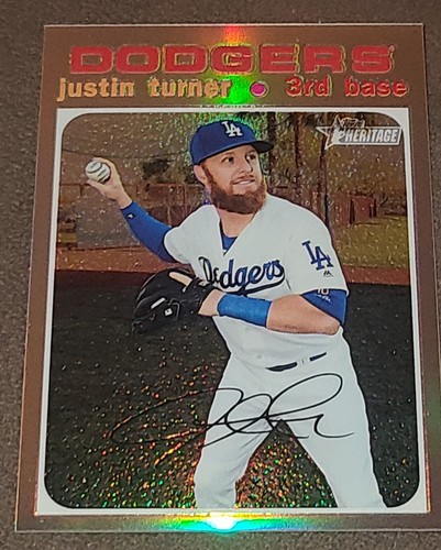 2020 Topps Heritage Chrome Spring Mega Box Refractor #THC30 Justin ...