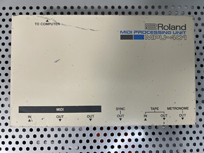 Roland MPU-401 MIDI Processing Unit 1 IN 4 OUT - 1984 Vintage Synth | eBay