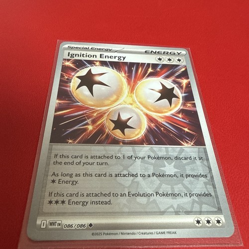 Ignition Energy - 086/086 - Reverse Holo - White Flare WHT - NM/M ...