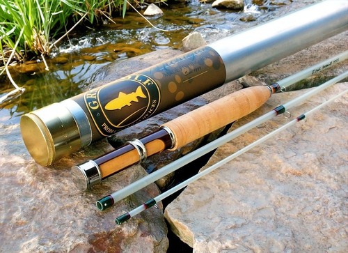 Graywolf Built Rodmaker Brook UL 6' 0wt 3pc Fiberglass Fly Rod ...
