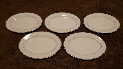 Lunch plate made in Italy gold rim Italian restaurant 5 guests | eBay