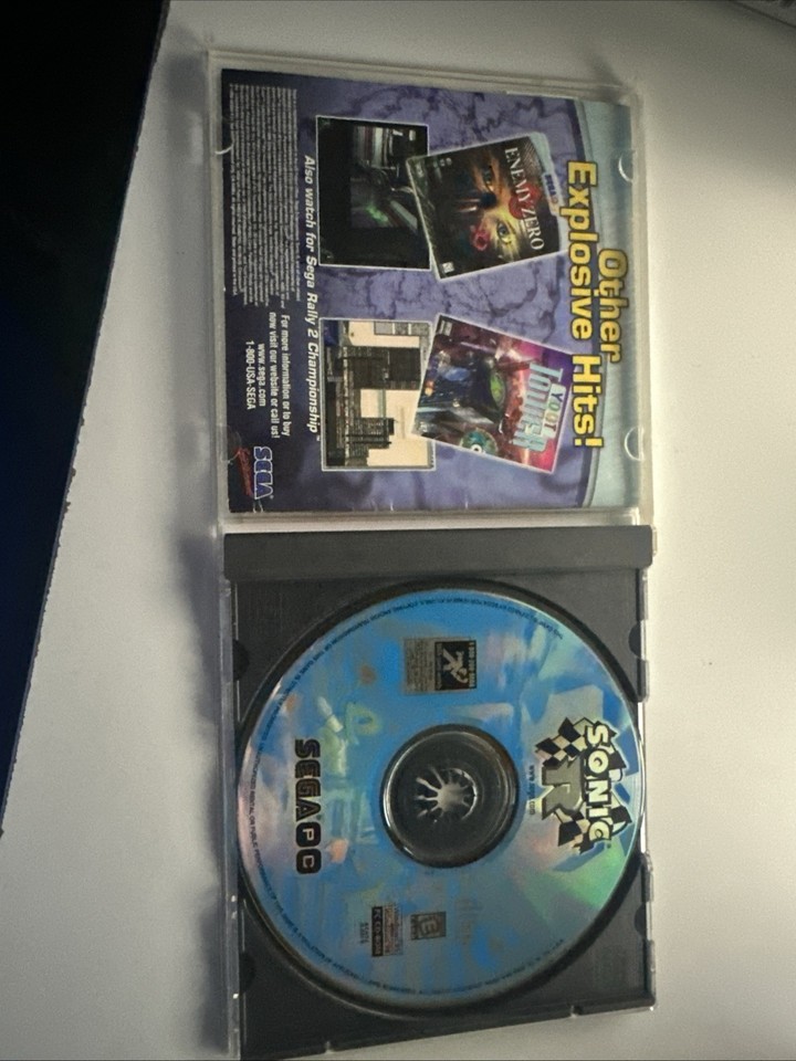 Sonic R Sega PC Collection for Windows 95/98 Vintage 1999 | eBay