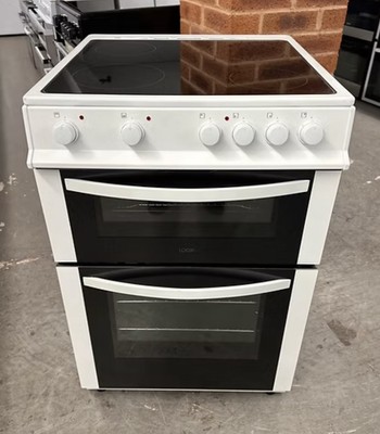 (397) Logik 60cm Ceramic Hob Electric Cooker - LFTC60W12 | eBay UK