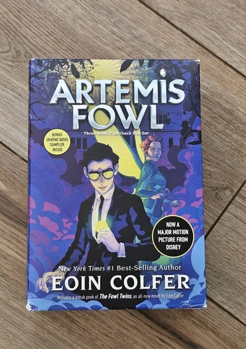 Artemis Fowl Eoin Colfer 3bk Paperback Boxed Set Bks 1-3 Bonus Sampler ...