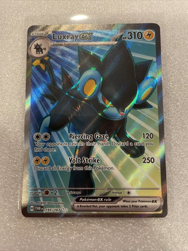 Pokemon Twilight Masquerade Luxray Ex Full Art #195/167 | eBay