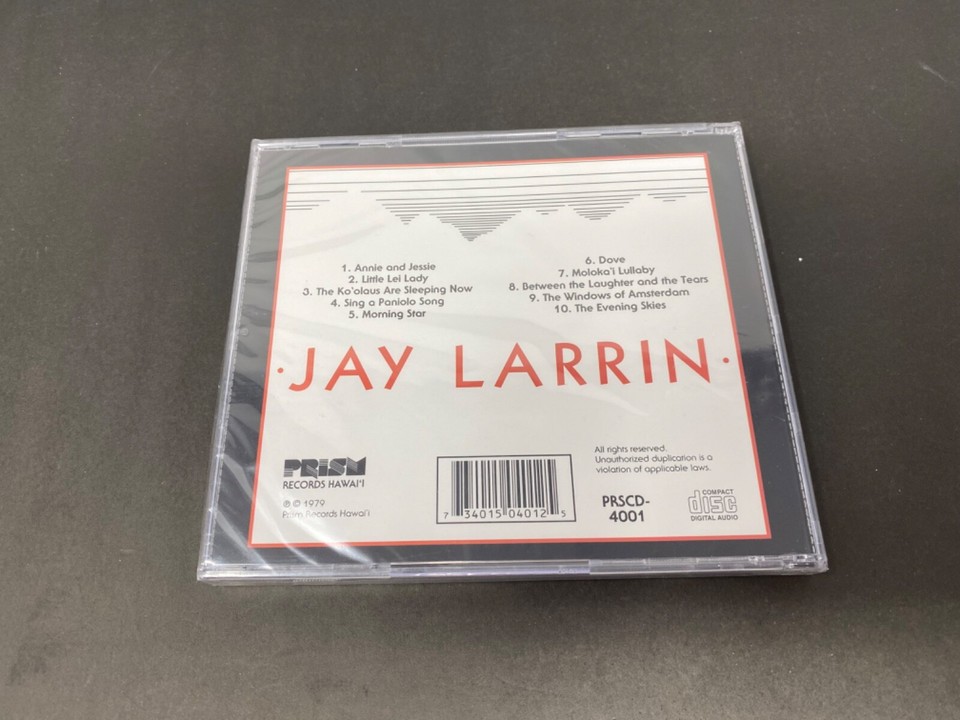 Jay Larrin by Jay Larrin (CD, 1979, Prism Entertainment) Hawaii Brand ...