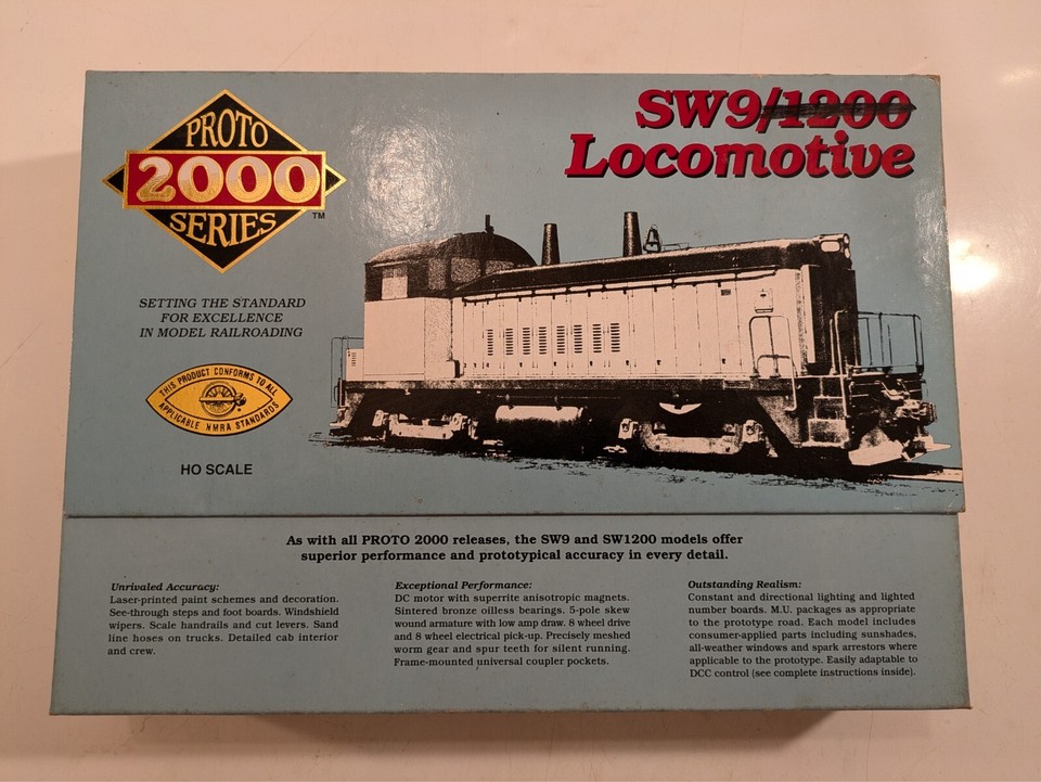 HO EMD SW9 Switcher C&NW Chicago & North Western DCC Ready NIB NOS Item ...