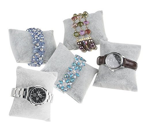 6 Pack Velvet Bracelet Cushion Pillows for Watches Bangle Jewelry ...