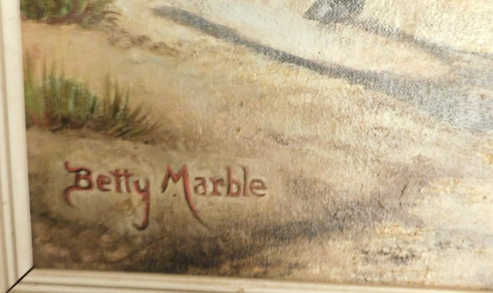 Betty Marble Original Oil Painting APPALOOSA HORSE Colt & COTTONTAIL ...