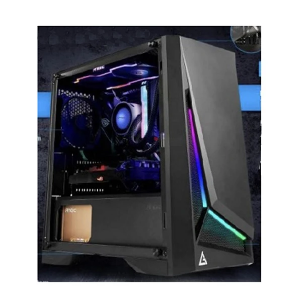 Antec Dp301M Matx Argb Front Led Tempered Glass Side Gaming Case | eBay