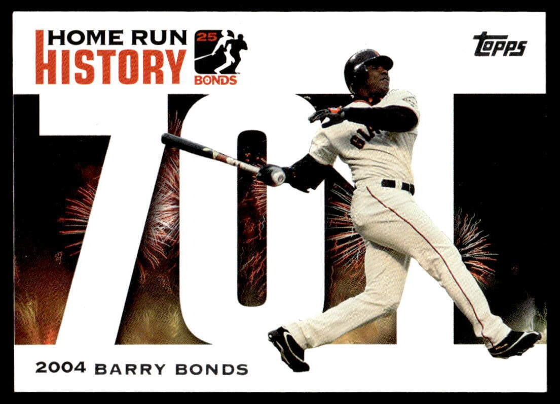 2006 Topps Bonds Home Run History #BB701 Barry Bonds - Giants | eBay