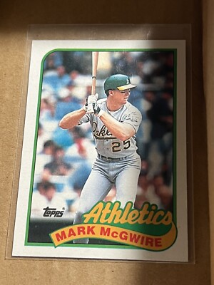 Mark McGwire 1989 Topps ERROR card. | eBay