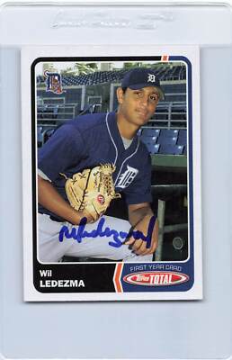 2003 Topps Total #629 Wil Ledezma Tigers Signed Auto *H7005 | eBay