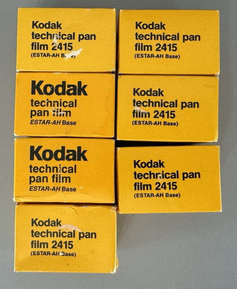 (7) KODAK Film TP 135-36 2415 Technical Pan EXPIRED 1986/1993 NOS ...