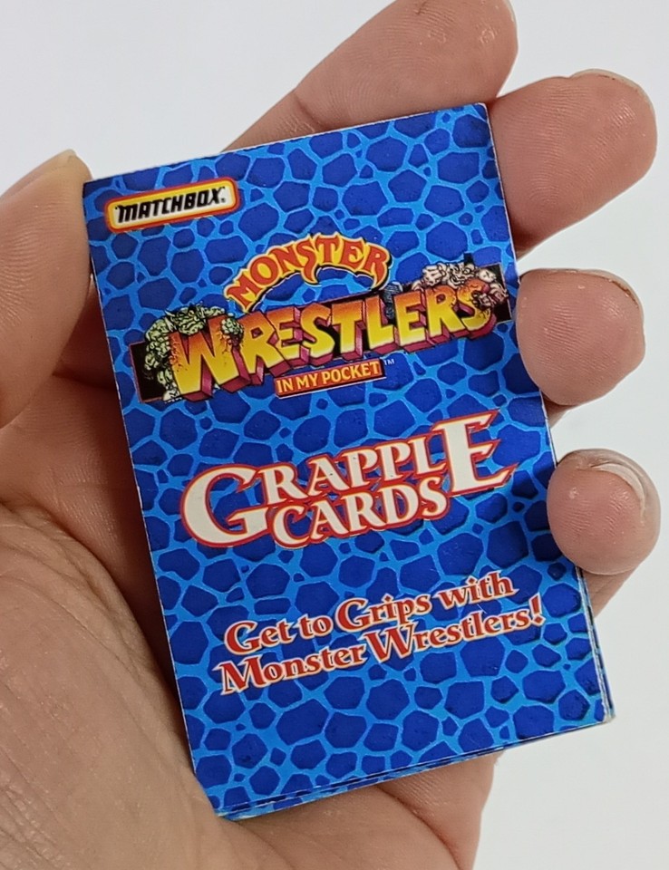 Monster Wrestlers in My Pocket Grapple Cards Matchbox X 6 | eBay