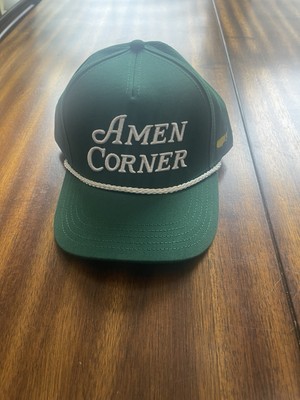 Masters Amen Corner SnapBack Hat Green w/rope Golf Augusta National | eBay