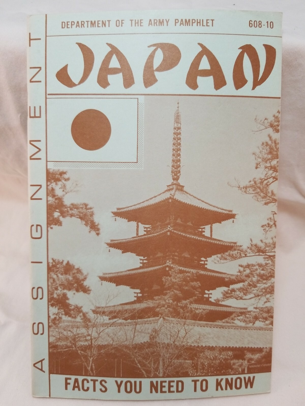 Department of the Army 608-10 Facts You Need To Know Pamphlet - Japan ...