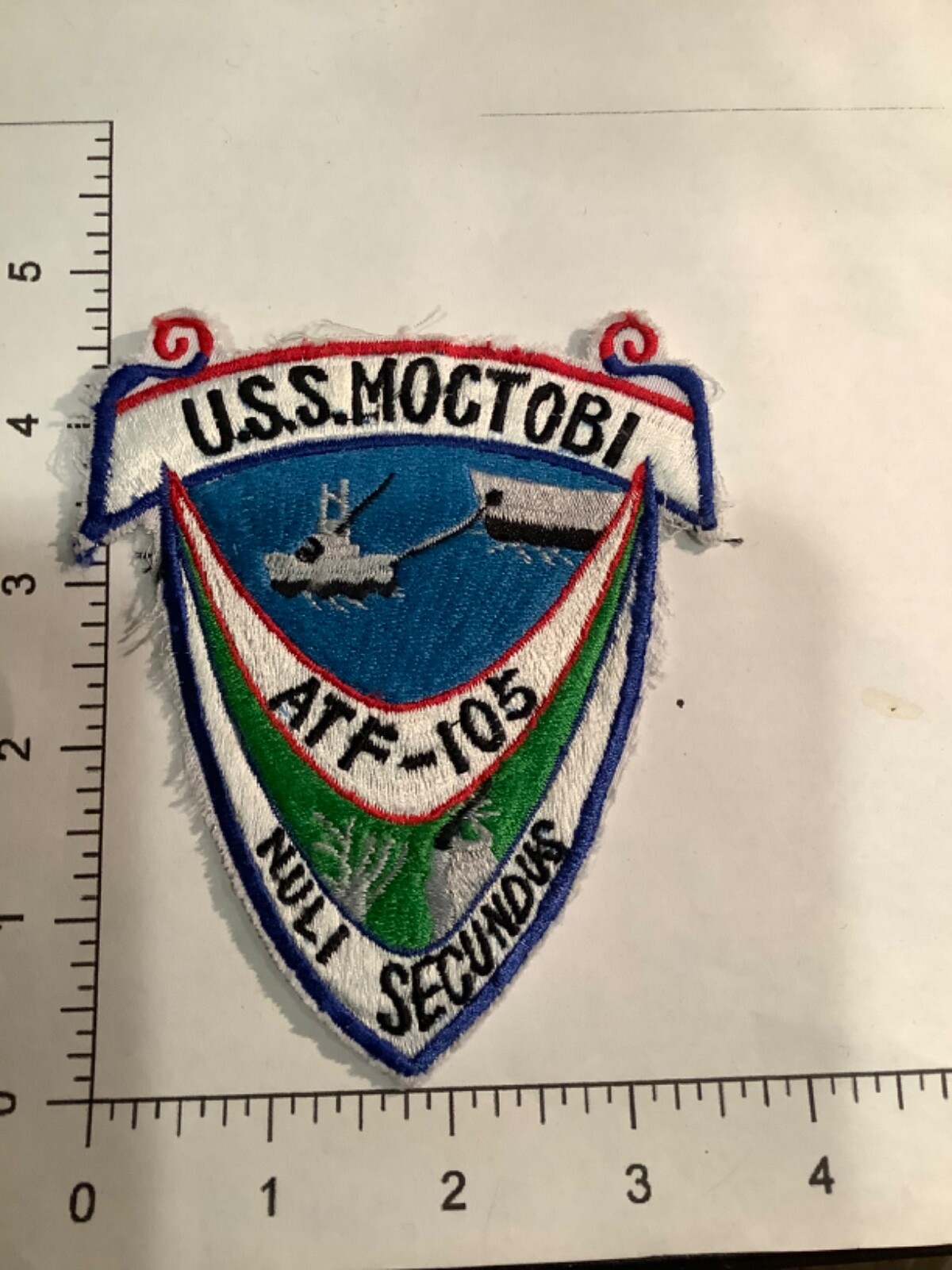 VINTAGE US NAVY ASIAN MADE USS MOCTOBI | Grelly USA