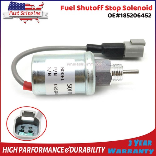 Fuel Shut Off Solenoid 12V For Perkins 402D 403C 403D 404C 404D ...