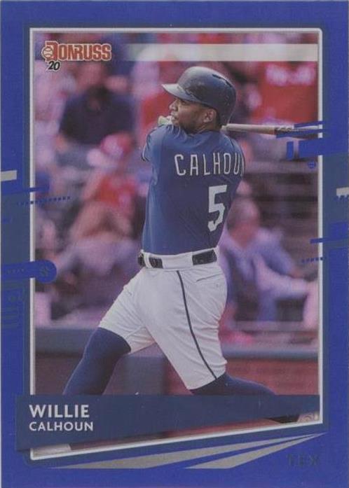 2020 Panini Donruss - Willie Calhoun #150 Holo Blue for sale online | eBay